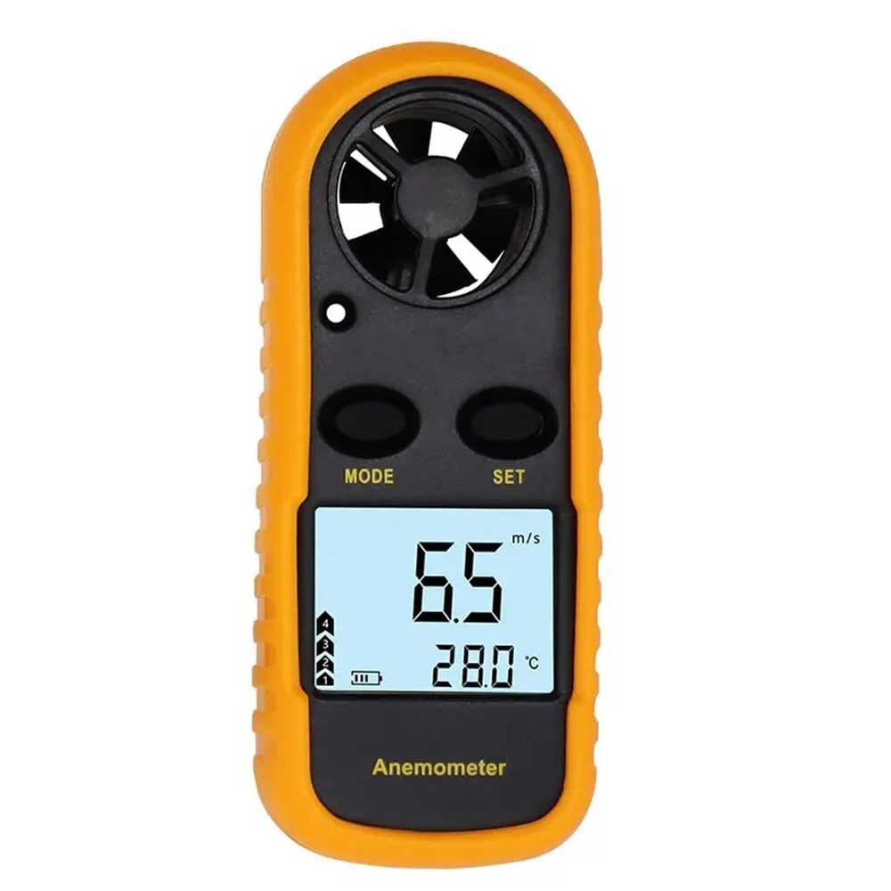 Digital Anemometer: Pocket Wind Speed & Temp Meter | 30m/s Range | LCD ...