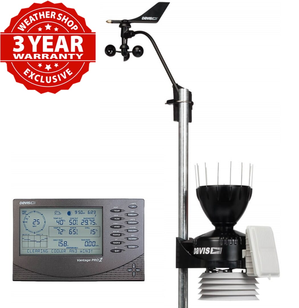 Davis Vantage Pro2 Weather Station Complete Range | Weather Shop UK