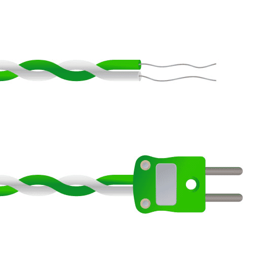 Thermocouple Exposed Junction PFA With Tails & Mini Plugs - Type K ...